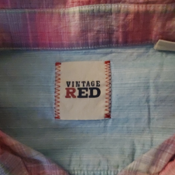 Vintage Red | Shirts | Vintage Red Xxl Shirt | Poshmark